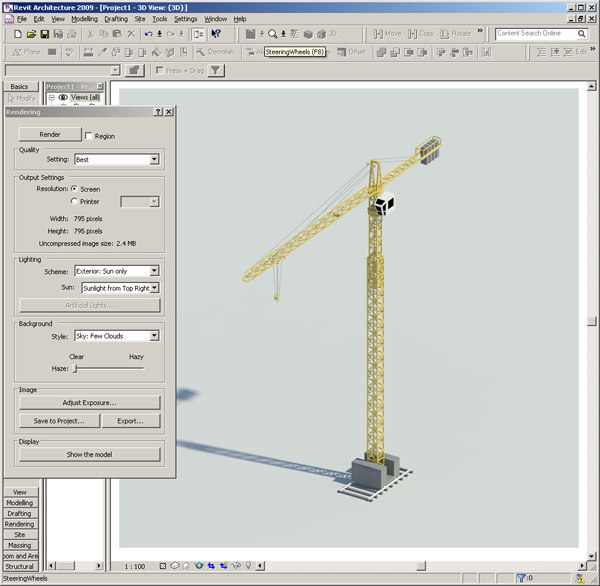 Building Revit Family revit crane architecture