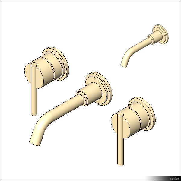 Building Revit Family faucet sanitary sanitarian