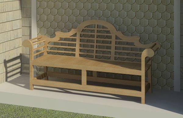 Building Revit Family bench lutyens chair