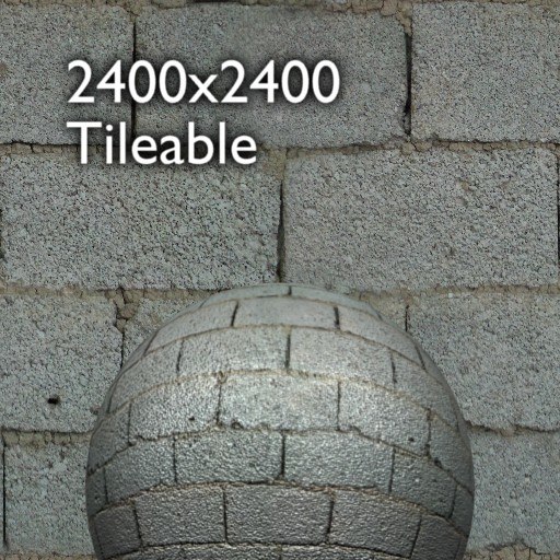 Texture Targa cement block gray