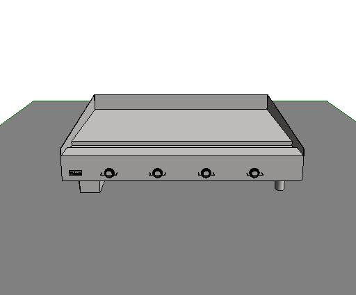 Building Revit Family Griddle Commercial