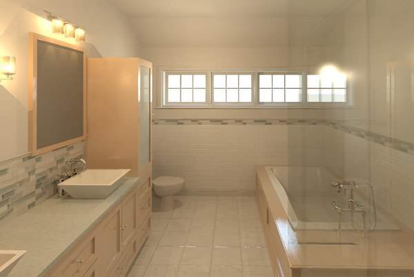 Building Revit Family vanity sink bathroom