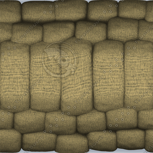 Texture JPEG sandbag fortification barrier