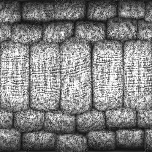 Texture JPEG sandbag fortification barrier
