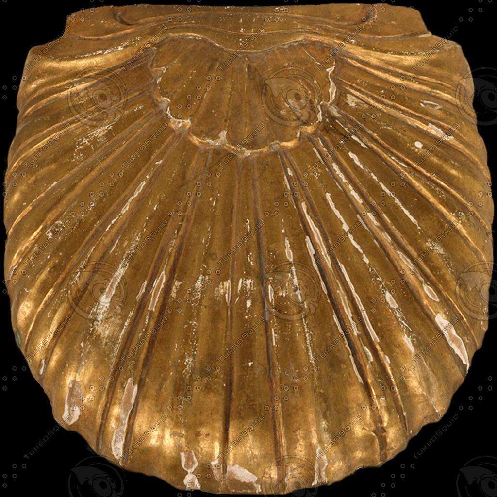 Texture PNG shell gold old