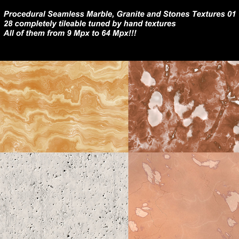 Texture JPEG procedural marble stone