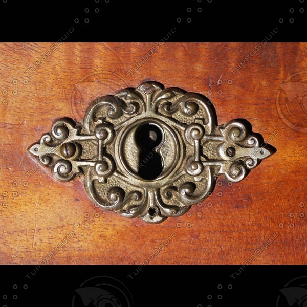 Texture JPEG brass lock antique