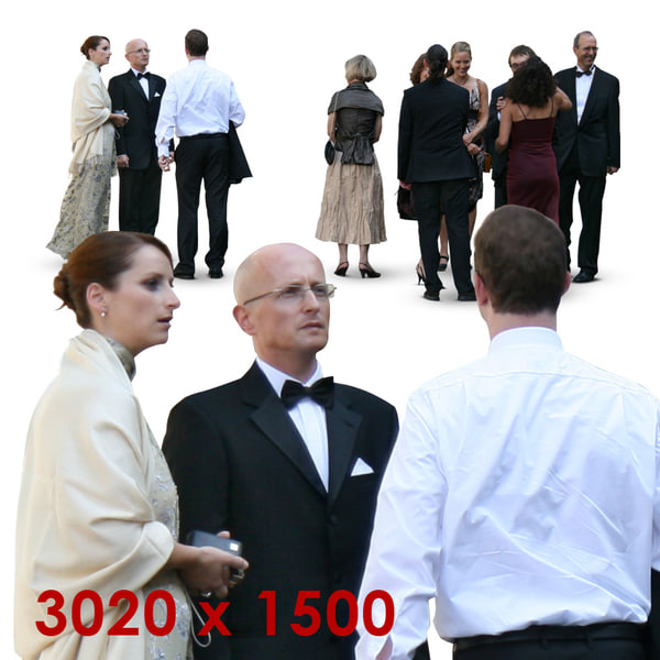 Texture Photoshop crowd collection people