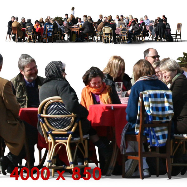 Texture Photoshop crowd collection people