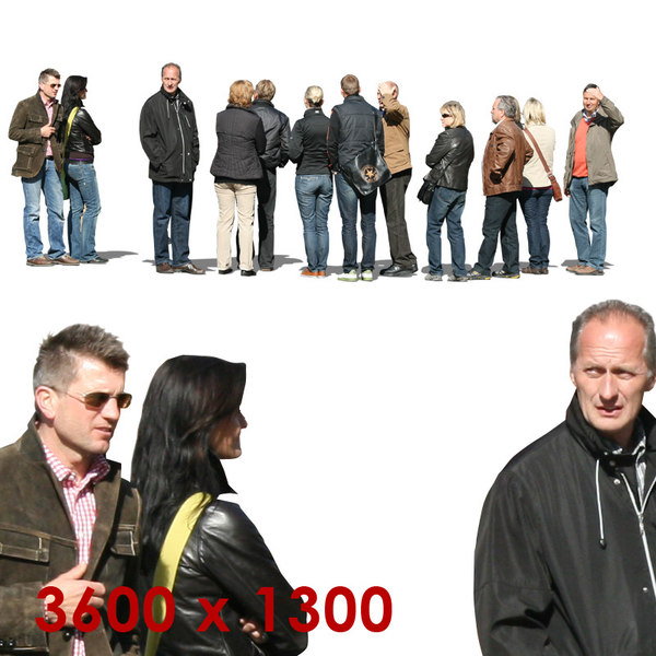 Texture Photoshop crowd collection people