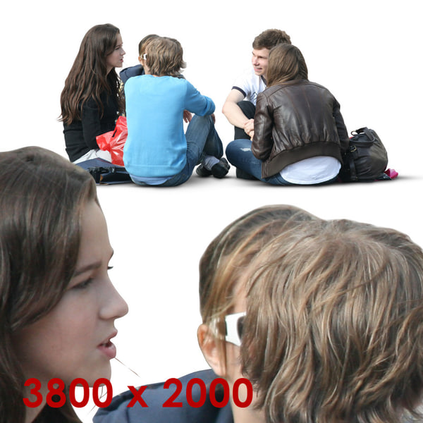 Texture Photoshop crowd collection people