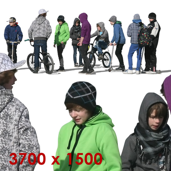 Texture Photoshop crowd collection people