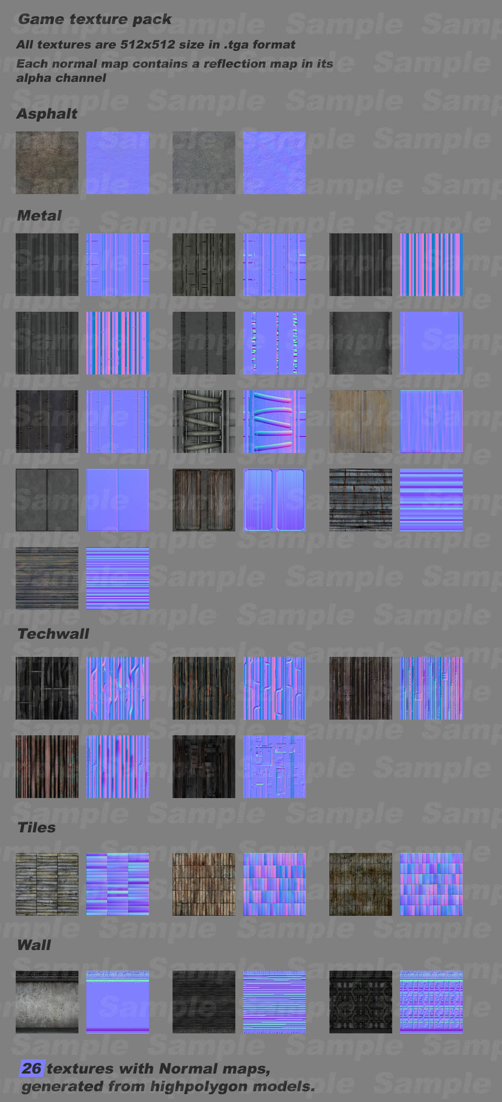 Texture Targa Game Texture Normal