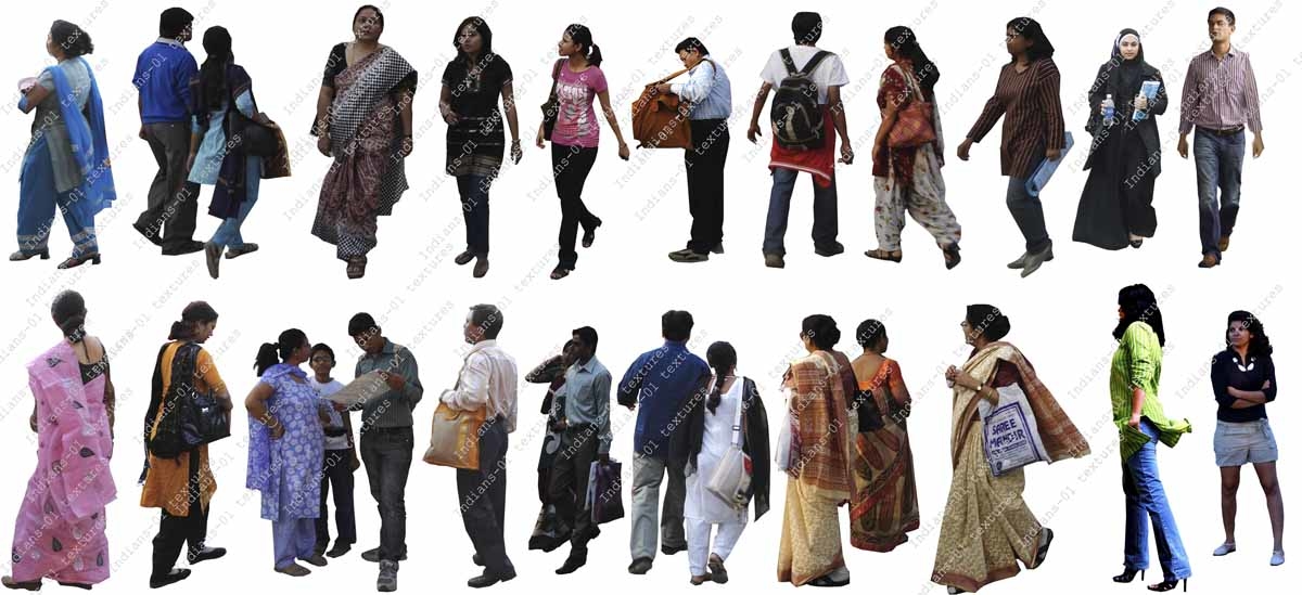 Texture PNG Indian people textures
