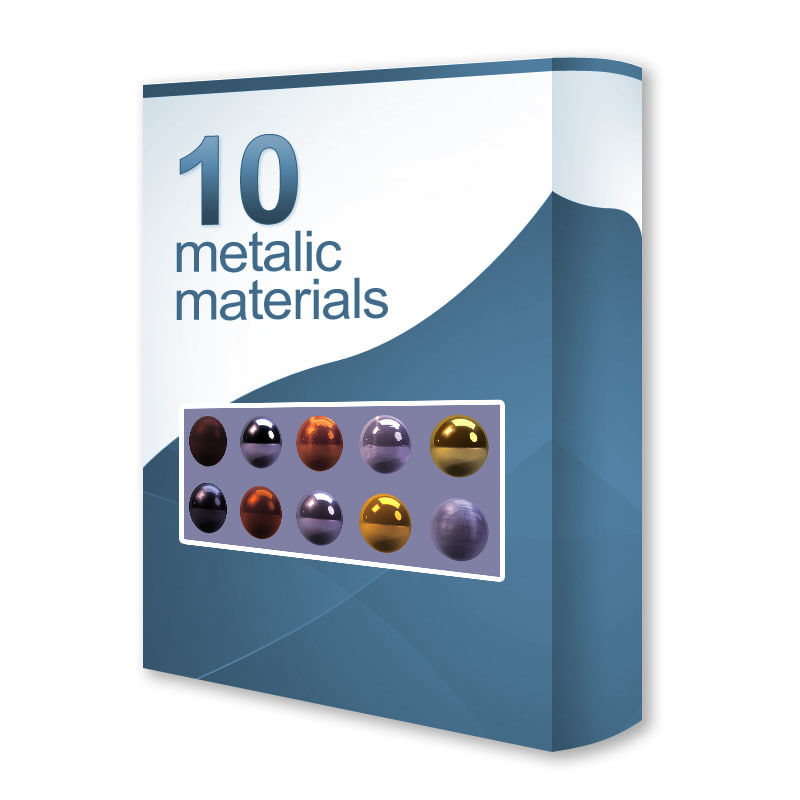 Materials Maya metal aluminum brass