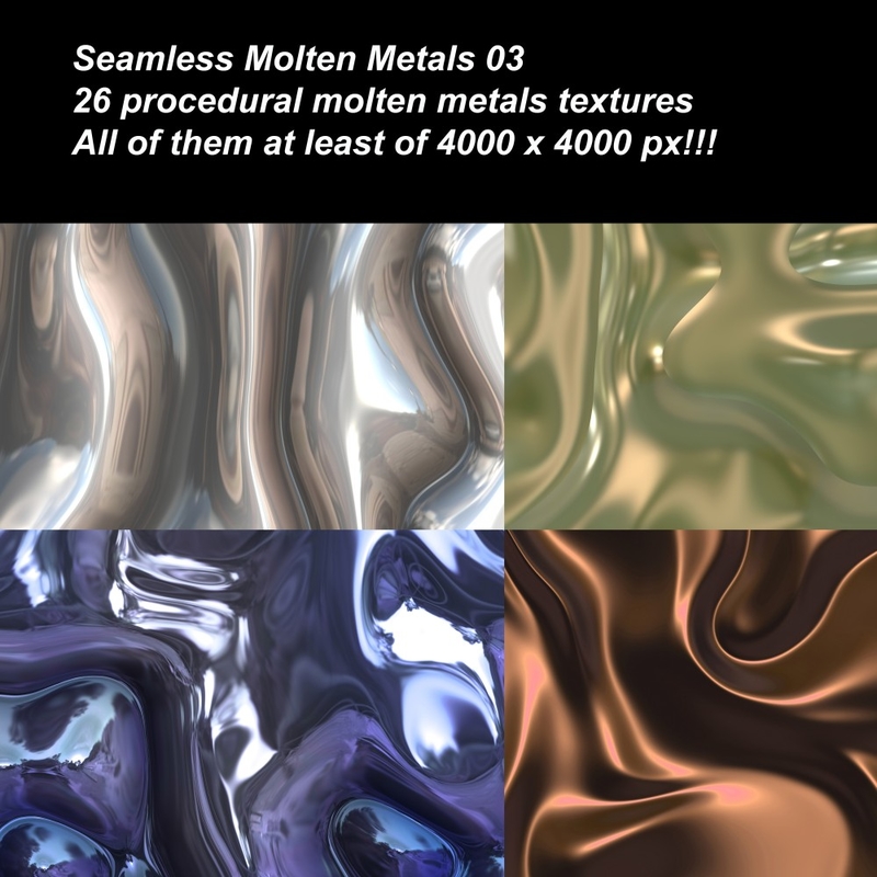 Texture molten metal texture