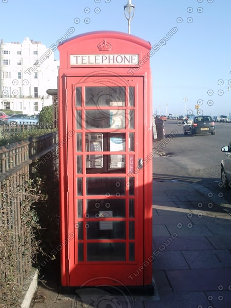 Texture JPEG old british phonebox