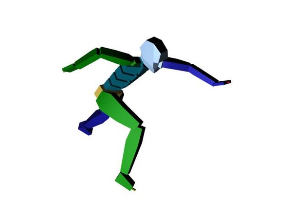 Motion Character Studio Biped run pack jump