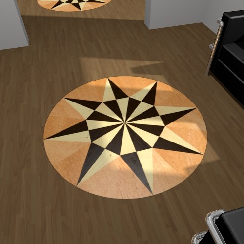 Texture JPEG Parquet decorative star