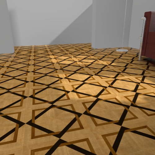 Texture JPEG Parquet decorative star