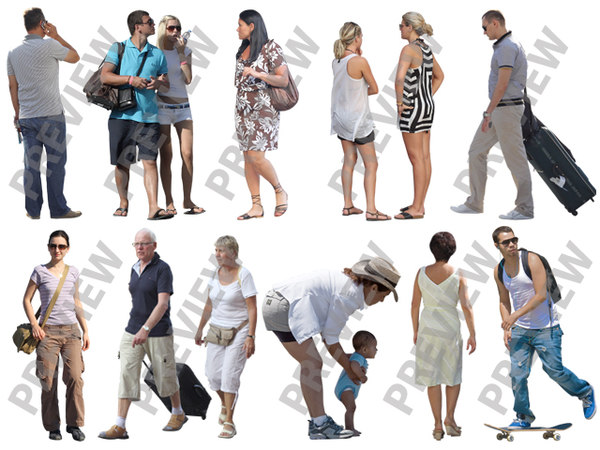 Texture Photoshop people casual summer