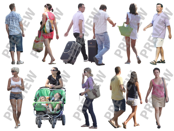 Texture Photoshop people casual summer