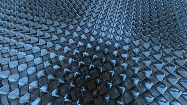 Stock TIFF blue cuboid background