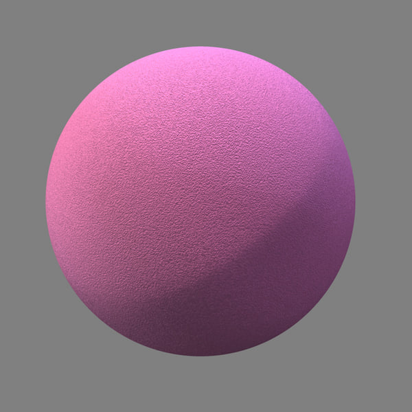 Materials Maya pink foam rubber