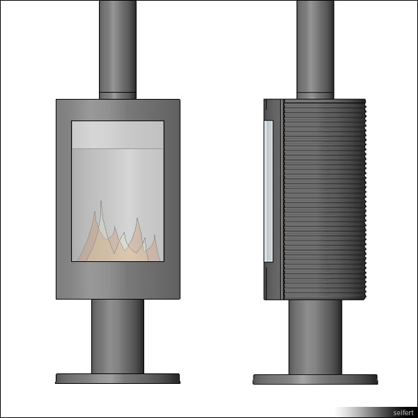 Building Revit Family Stove Cast Iron