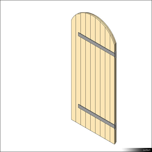 Building Revit Family Door Leaf Arc