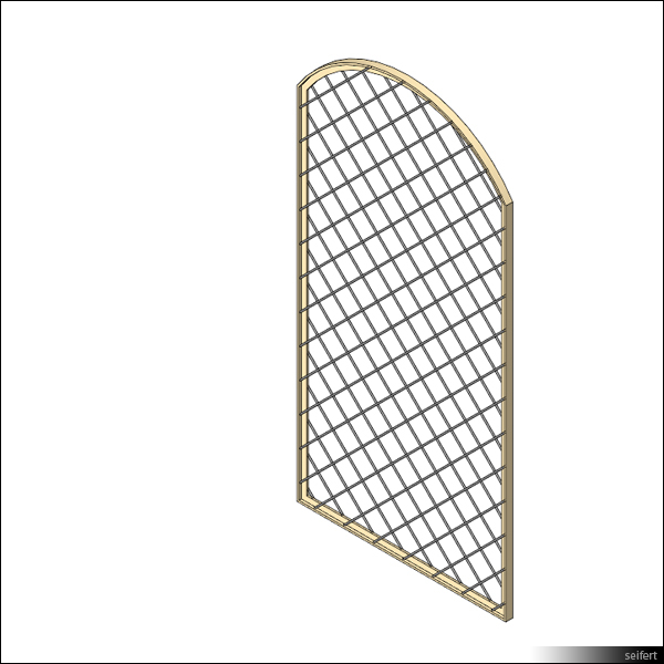Building Revit Family Door Grille Arc