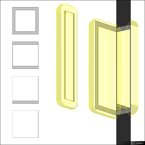Building Revit Family Lamp Wall Recessed