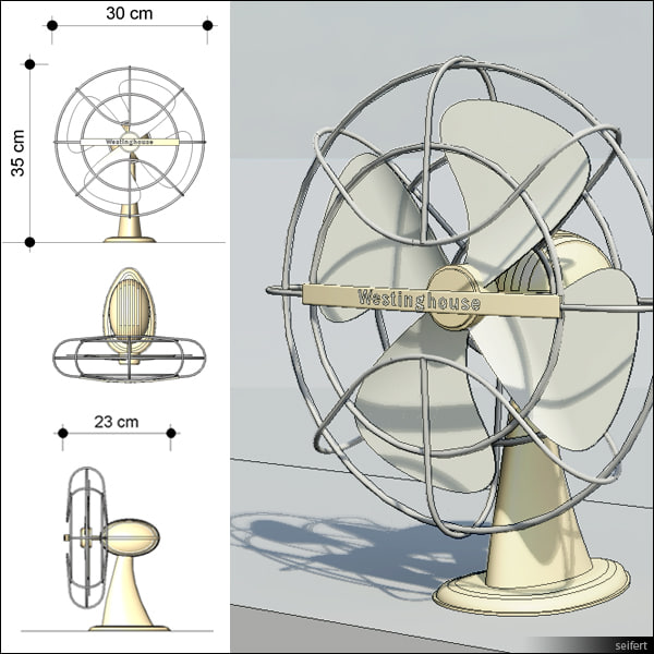 Building Revit Family fan table ventilation