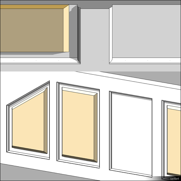Building Revit Family Wall Wood Panel