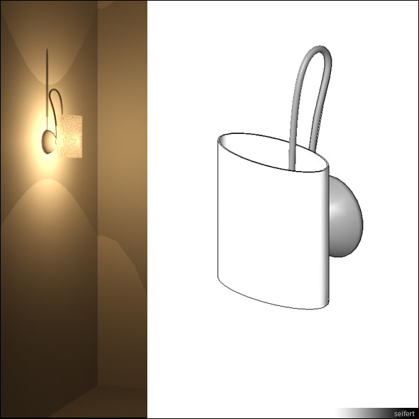 Building Revit Family Lamp Wall Sconce