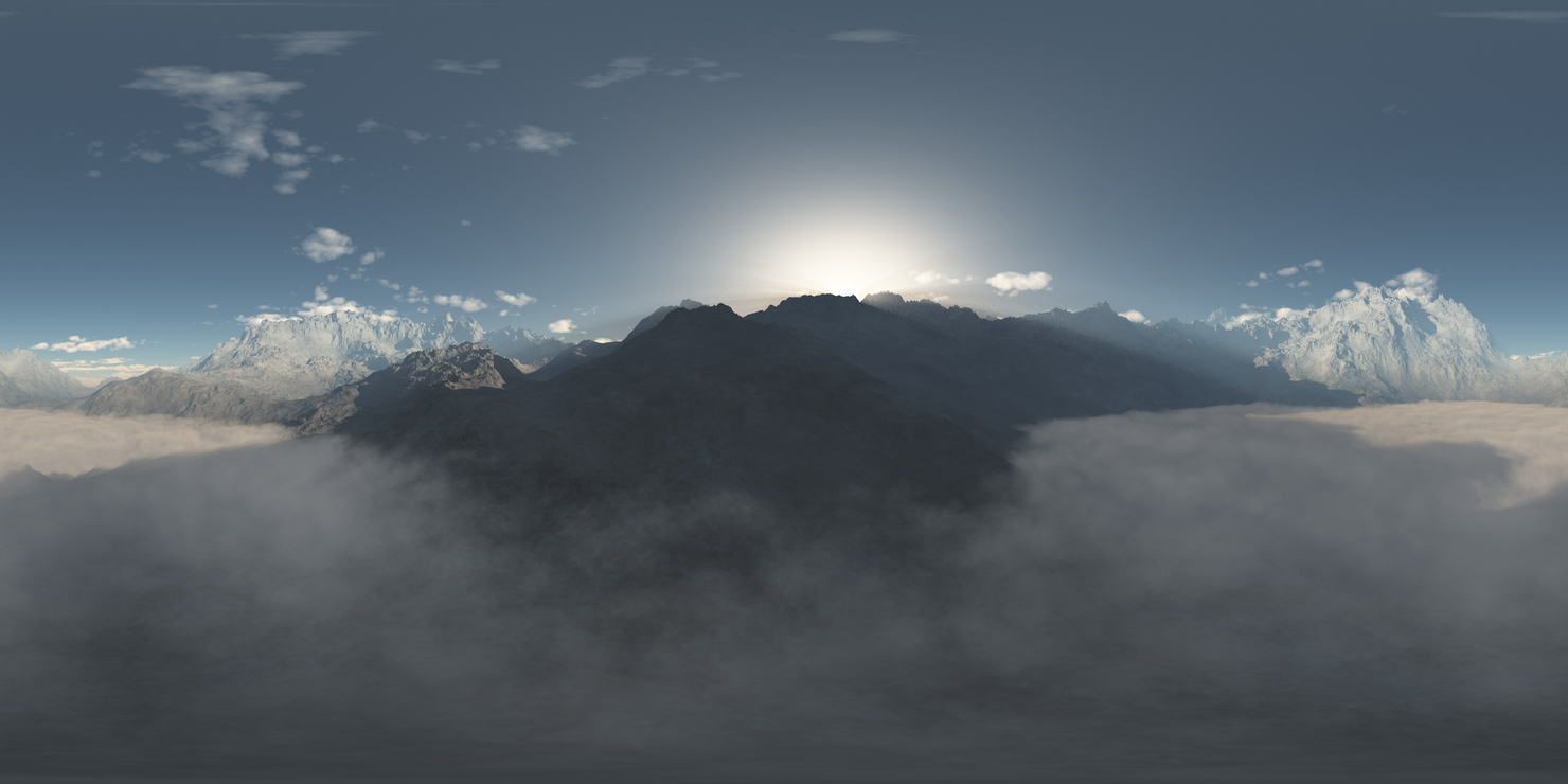 Texture TIFF sky 360 mountain