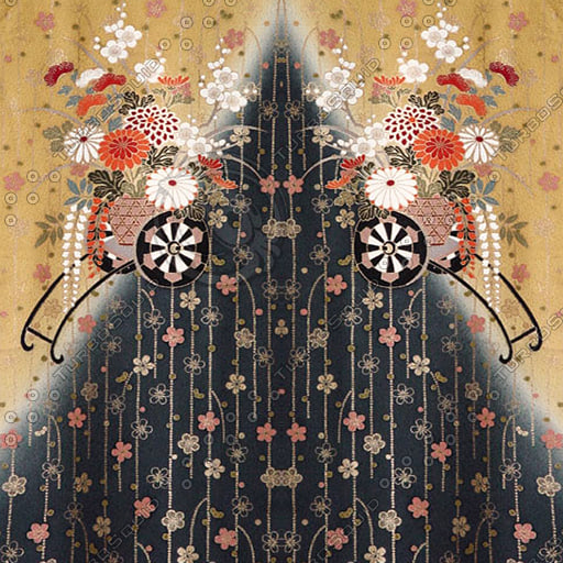 Texture JPEG Falln Kimono Fabric