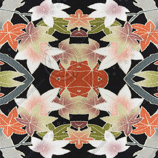 Texture JPEG Falln Kimono Fabric