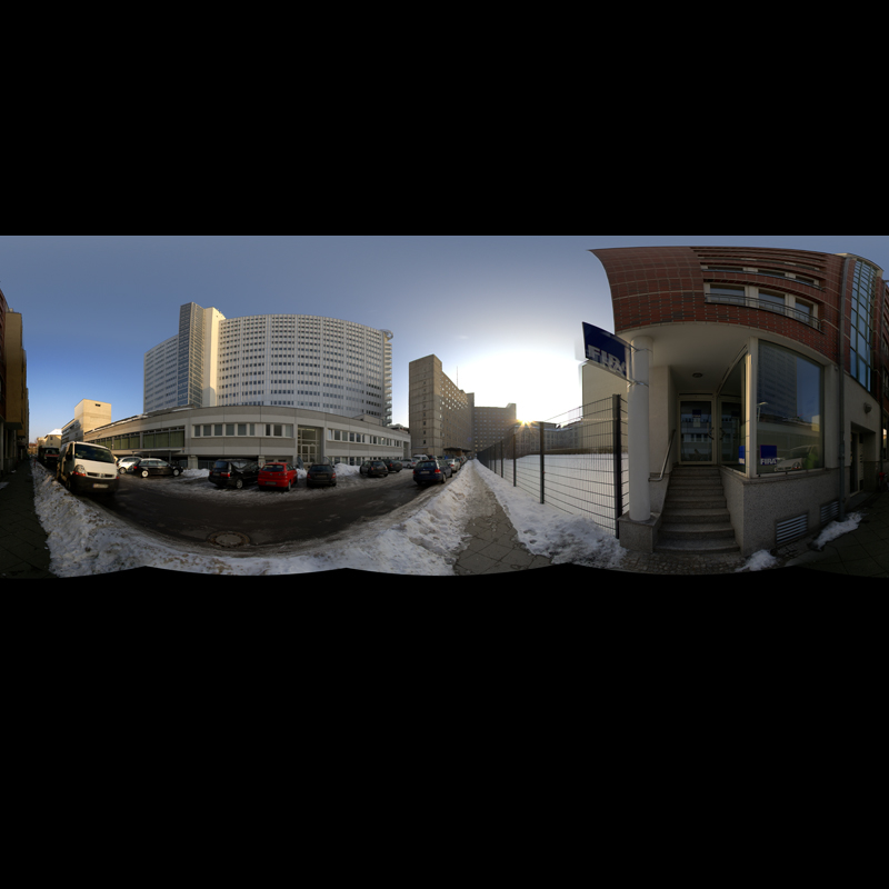 Texture hdr map skyscrapers