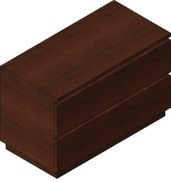 Building Revit Family nightstand Furniture bedside