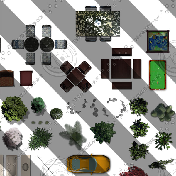 Texture Photoshop plan view floor