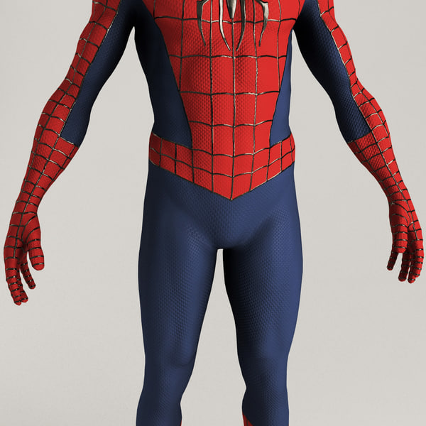 3ds max spiderman rigged
