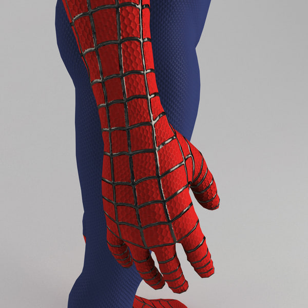 3ds max spiderman rigged