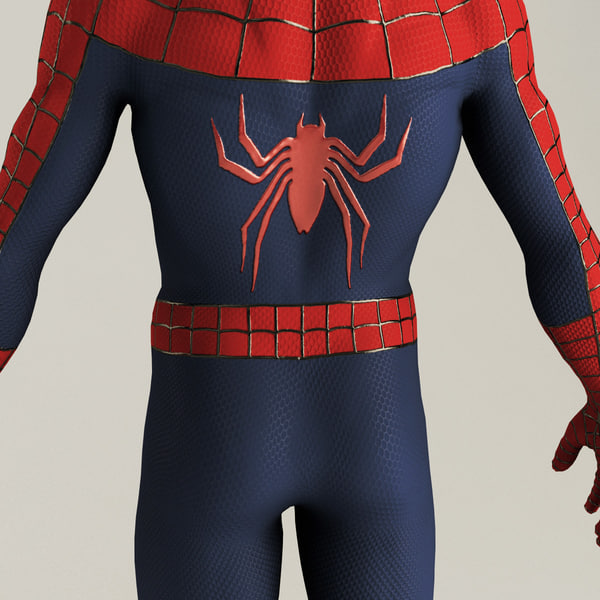 3ds max spiderman rigged