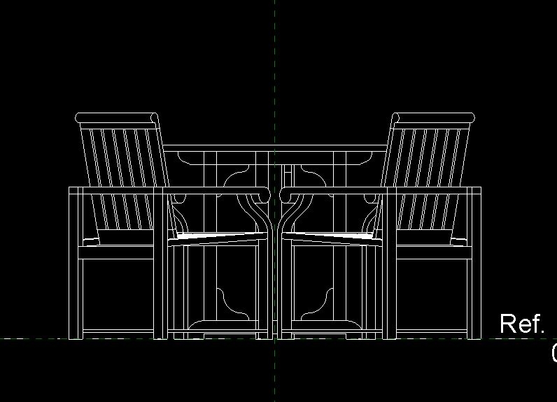 Building Revit Family table chair patio