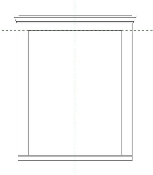 Building Revit Family window trim casing