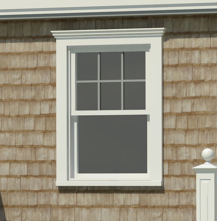 Building Revit Family window trim casing