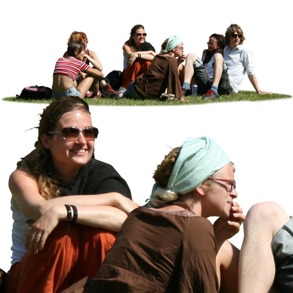 Texture Photoshop crowd collection people