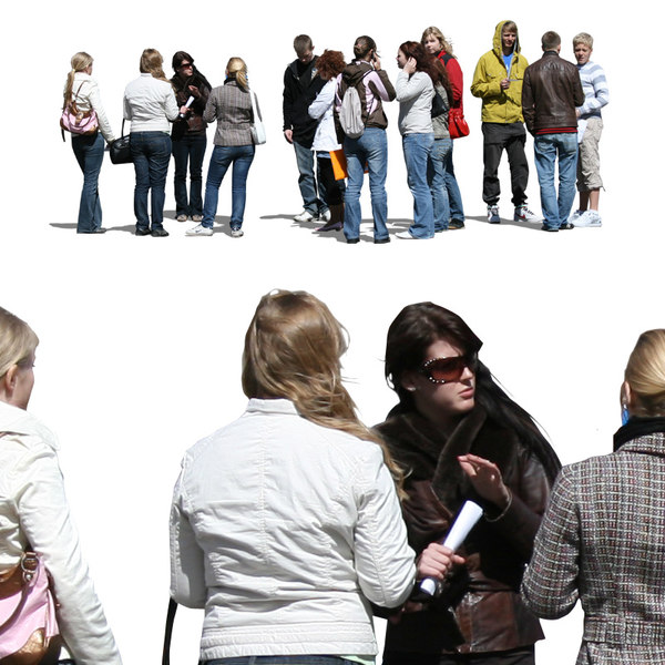 Texture Photoshop crowd collection people