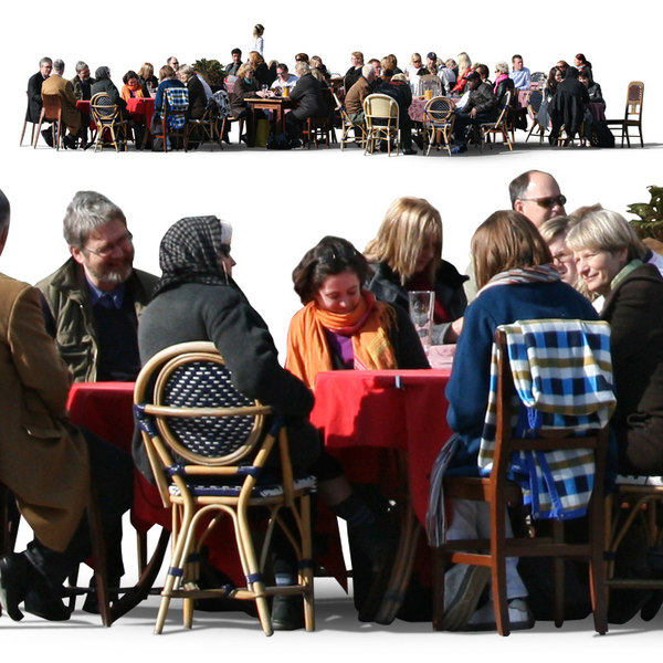Texture Photoshop crowd collection people